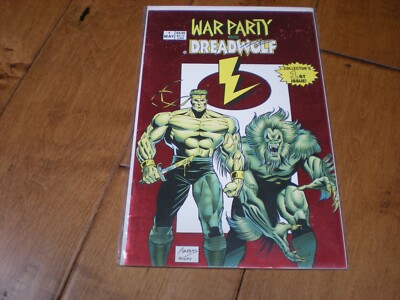 War Party and Dreadwolf #1 (1994 Series) Lightning Comics 'Foil Cover ...