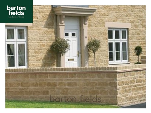 Garden Walling, Tumbled 2 Size Buff Garden Walling, Pack 5.2m2 ...