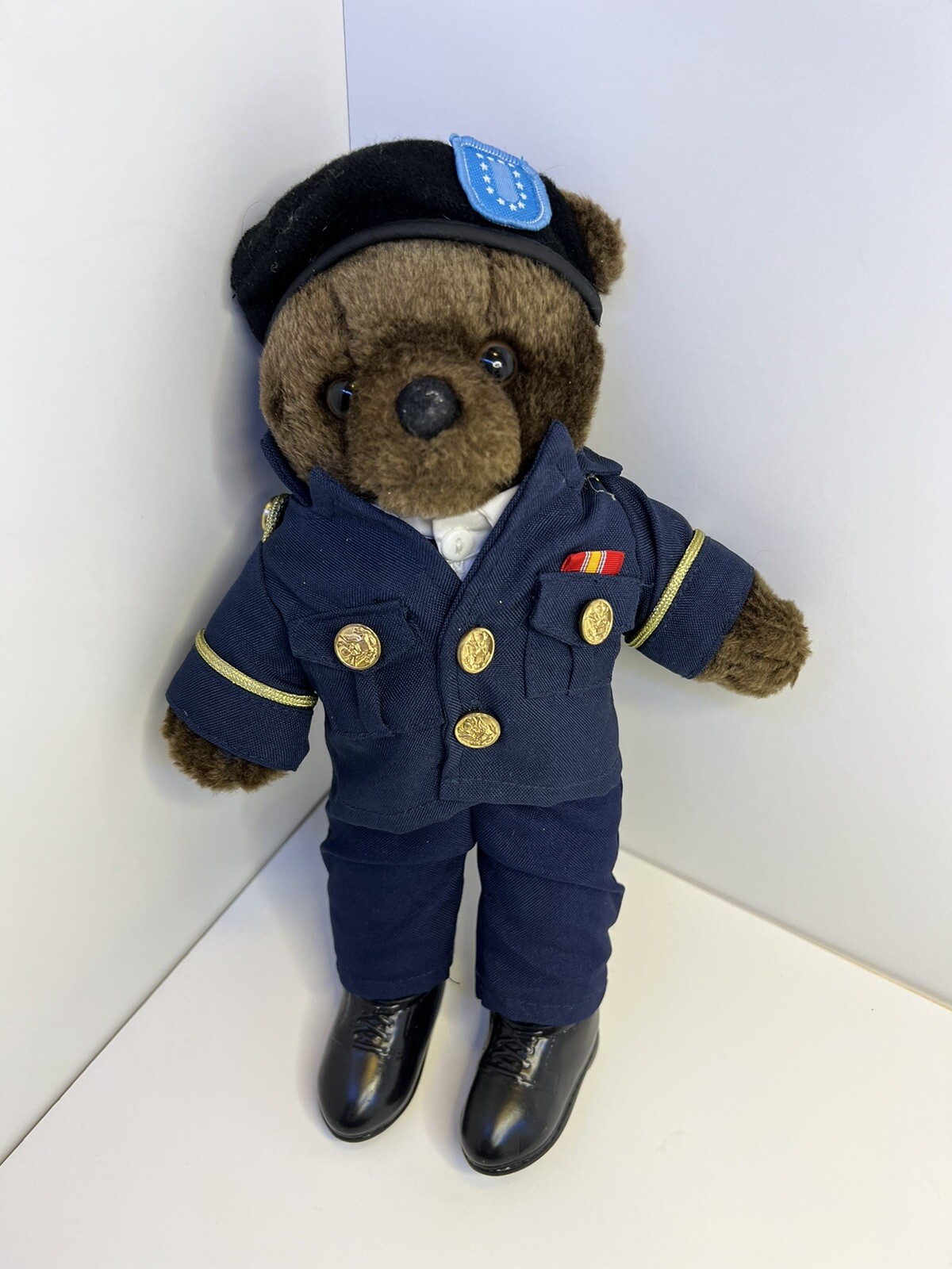Vintage 1989 USAF Air Force Bear Forces of America Teddy Bear Plush 11 ...