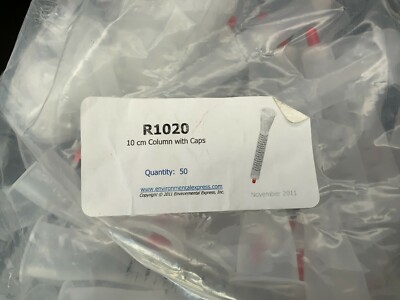 Environmental Express R1020 10cm Ion Exchange Column with Caps, 50 ...