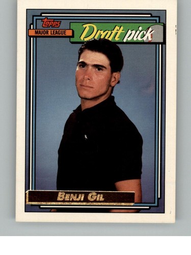 1992 Topps Benji Gil 534 DPK Texas Rangers Gold | eBay