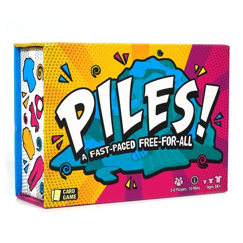 Pilesa fast-paced free-for-all Piles Card Games Family Kids Board Game ...