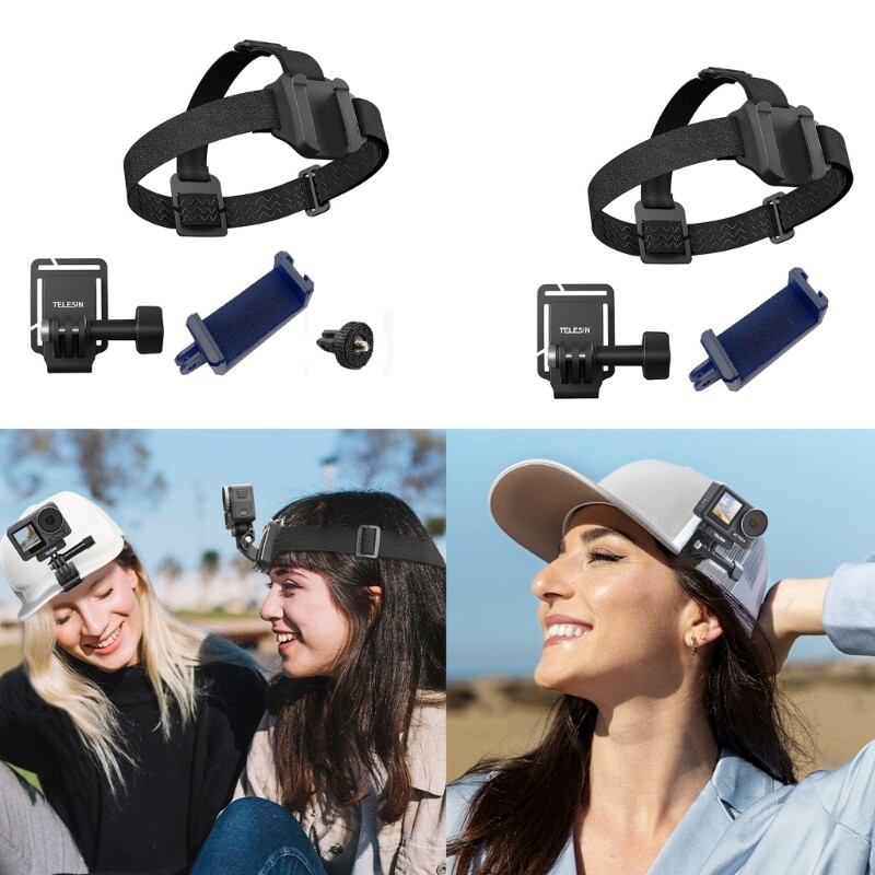 Head Strap Mount for Go Pro 11 10 9 8 7 6 5 4 3 SJ4000 SJ5000 SJ6 SJ7 ...