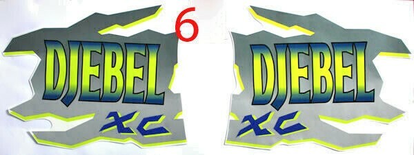Custom made Suzuki Djebel decal sticker set | eBay
