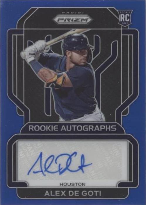 2022 Panini Prizm - Rookie Autographs Alex De Goti #RA-AG Blue Prizm ...