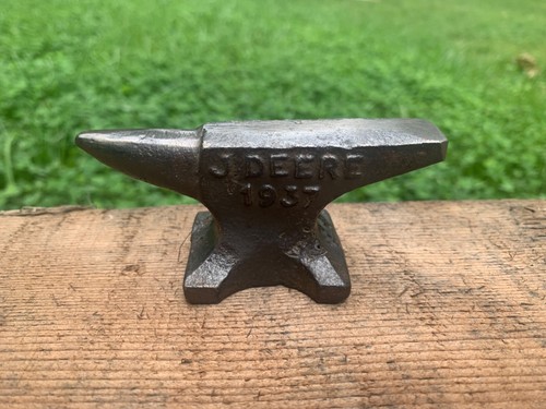 Mini Vtg Anvil J Deere 1937 Blacksmith Salesman Sample/Advertisement ...