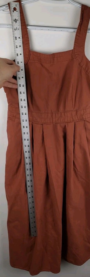 Universal Thread Goods Co Dress Sleeveless Side Zip Burnt Orange Womens ...