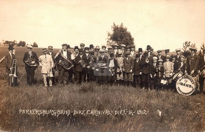 Dike IA Iowa Parkersburg Knights of Pythias Band RPPC Photo Postcard ...