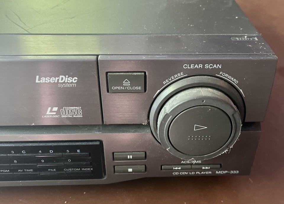 Sony MDP-333 Laserdisc Player - Powers Up Needs Spring For Disc Door | eBay