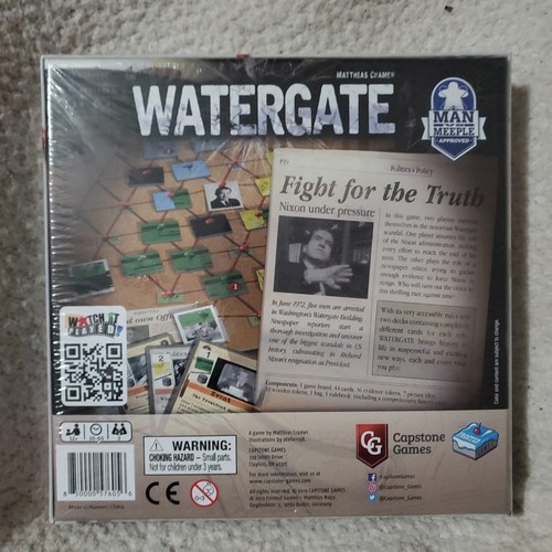 Watergate board game by Matthias Cramer, exclusive white edition NEW | eBay