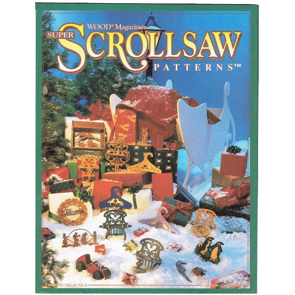 Wood Magazine's Super ScrollSaw Wood Patterns Lot of 6 | eBay