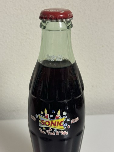 Coca Cola Bottle SONIC FIFTY Years 1953 To 2003 VTG Full ACL | eBay