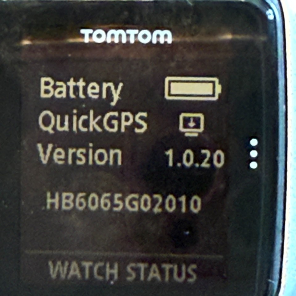 TomTom Multi-Sport GPS Watch Model 8RGO with Charger Dock – Black ...