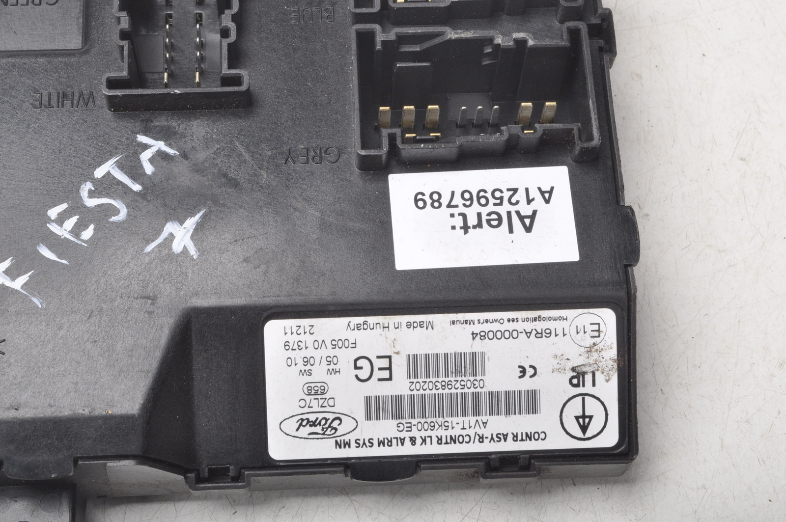 2013 FORD FIESTA VI CB1 CCN BODY CONTROL MODULE (BCM) av1t-15k600eg for ...