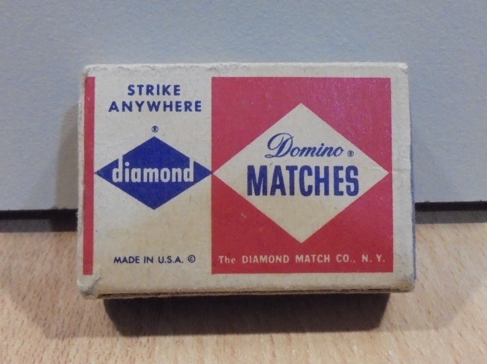 DIAMOND DOMINO MATCHES ADVERTISIGN VTG MATCHBOX EMPTY | eBay