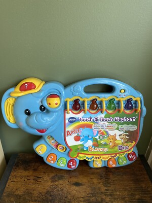 Vtech Touch and Teach Elephant - Learning Educational Toy Numbers ...