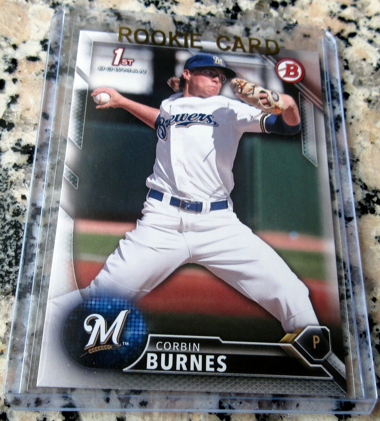 CORBIN BURNES 2016 Bowman 1st TRUE Rookie Card RC Cy Young Arizona ...