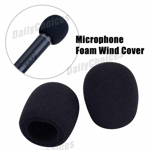 Microphone Wind Sock Foam Cover Black 50mm ID Shure Yoga Redback ...
