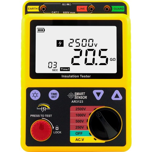 High Voltage Megohmmeter Insulation Resistance Meter 250V 500V 1000V ...