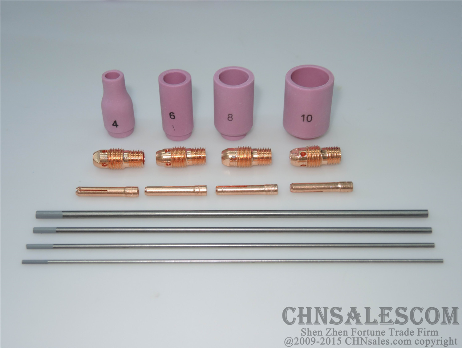 16 pcs Tig Welding Torch KIT WP-9 WP-20 WP-25 WC 70A-400A Current ...