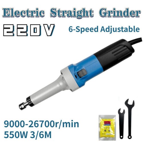 220V Handheld Straight Grinding Machine Electric Die Grinder 6-Speed ...