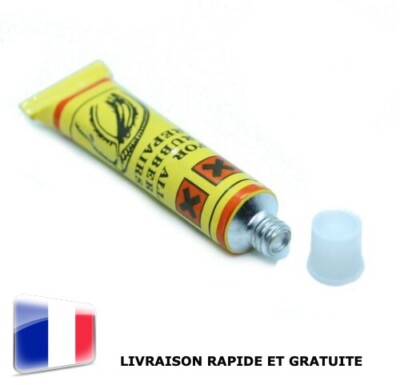 Colle Pour Rustine Dissolution Lot 1 à 3 Tubes Réparation Vélo Chambre ...