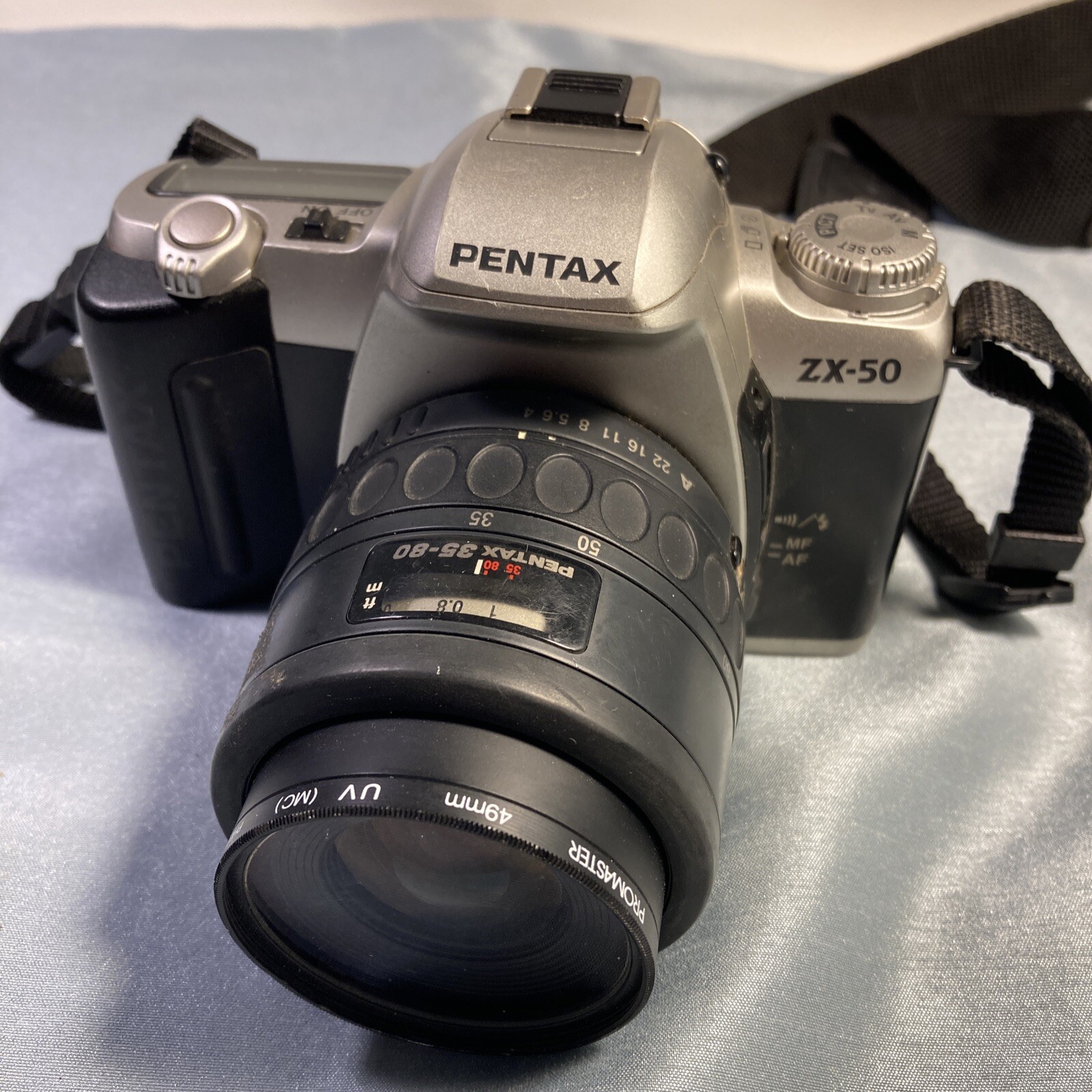 Pentax ZX-50 (Kit w/ 35-80mm f/4 Lens) 35mm SLR Film Camera for sale ...