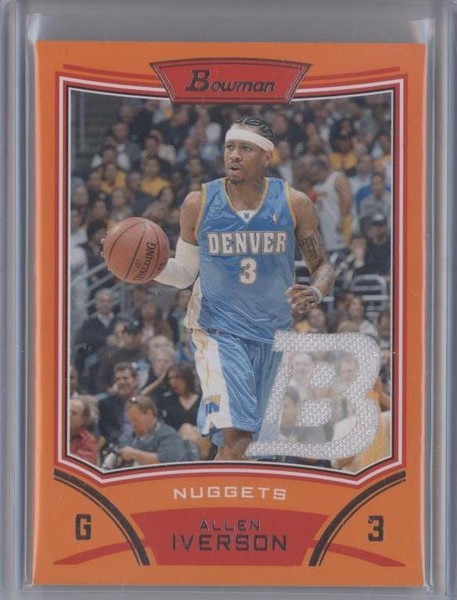 2008-09 Bowman Draft Picks & Stars - Bowman Relics Orange #BRAI Allen ...