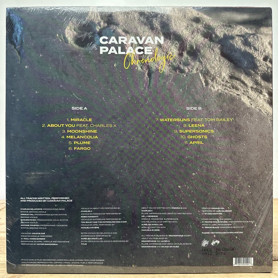 Caravan Palace - Chronologic [New Vinyl LP] Sealed Vinyl 813615015013 ...