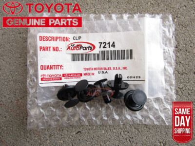 2005-2024 Toyota Fender Liner Splash Shield Clips | Pack of 5 | Front ...