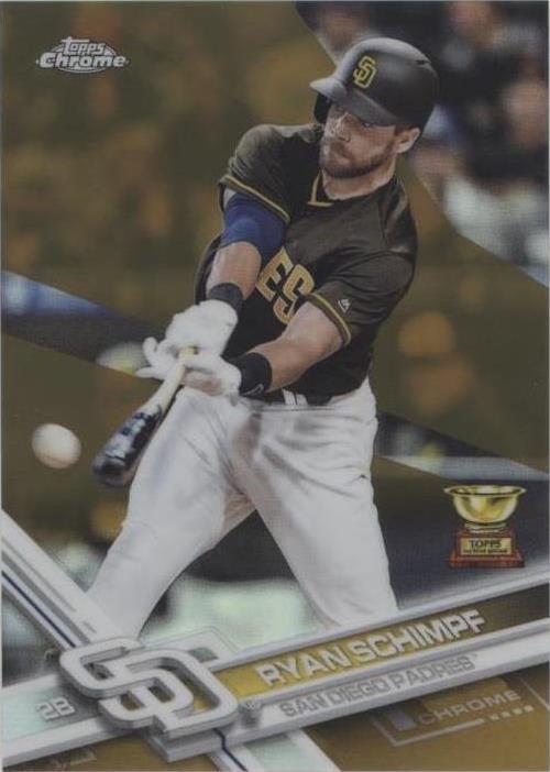 2017 Topps Chrome - Ryan Schimpf #187 Gold Refractor /50 (RC) for sale ...
