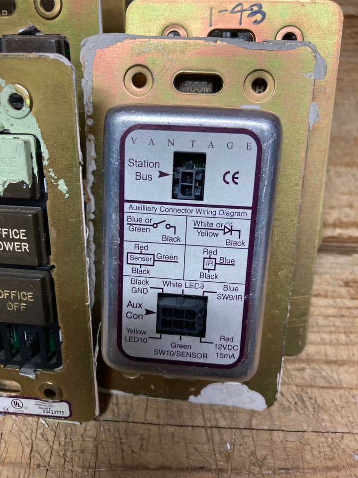 Vantage Controls SW10/Sensor 8 Button Key Pad Station (Bundle of 5 ...