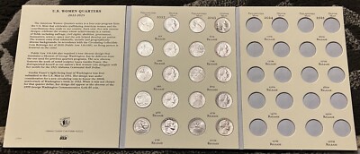2022-2025 WOMEN QUARTER PROGRAM FOLDER COMPLETE WITH 40 UNC 2022-25 P&D ...