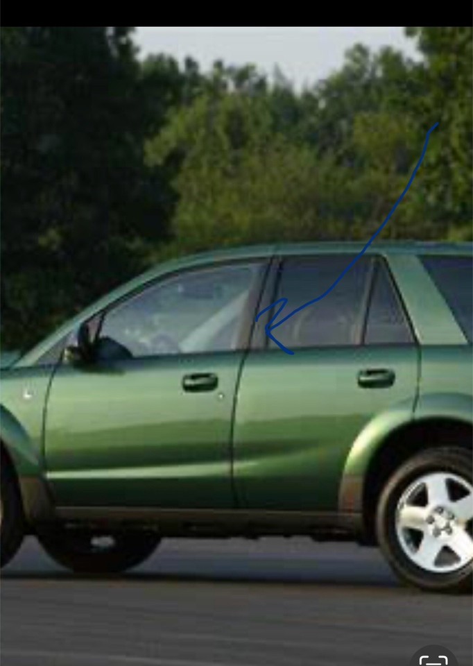 2002-2007 Saturn Vue Driver Side Rear Door Window Pillar Moulding OEM ...