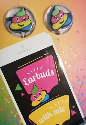 Gabba Goods POOP Earbuds with Mic New in Package | eBay