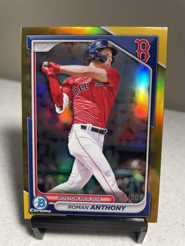 2024 Bowman Draft - Roman Anthony Gold 09/50 - Red Sox | eBay