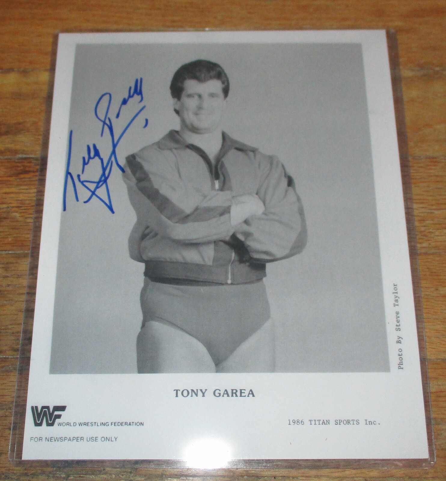 Tony Garea WWF WWE AWA Wrestling Autographed Photo Signed 8x10 NWA ...
