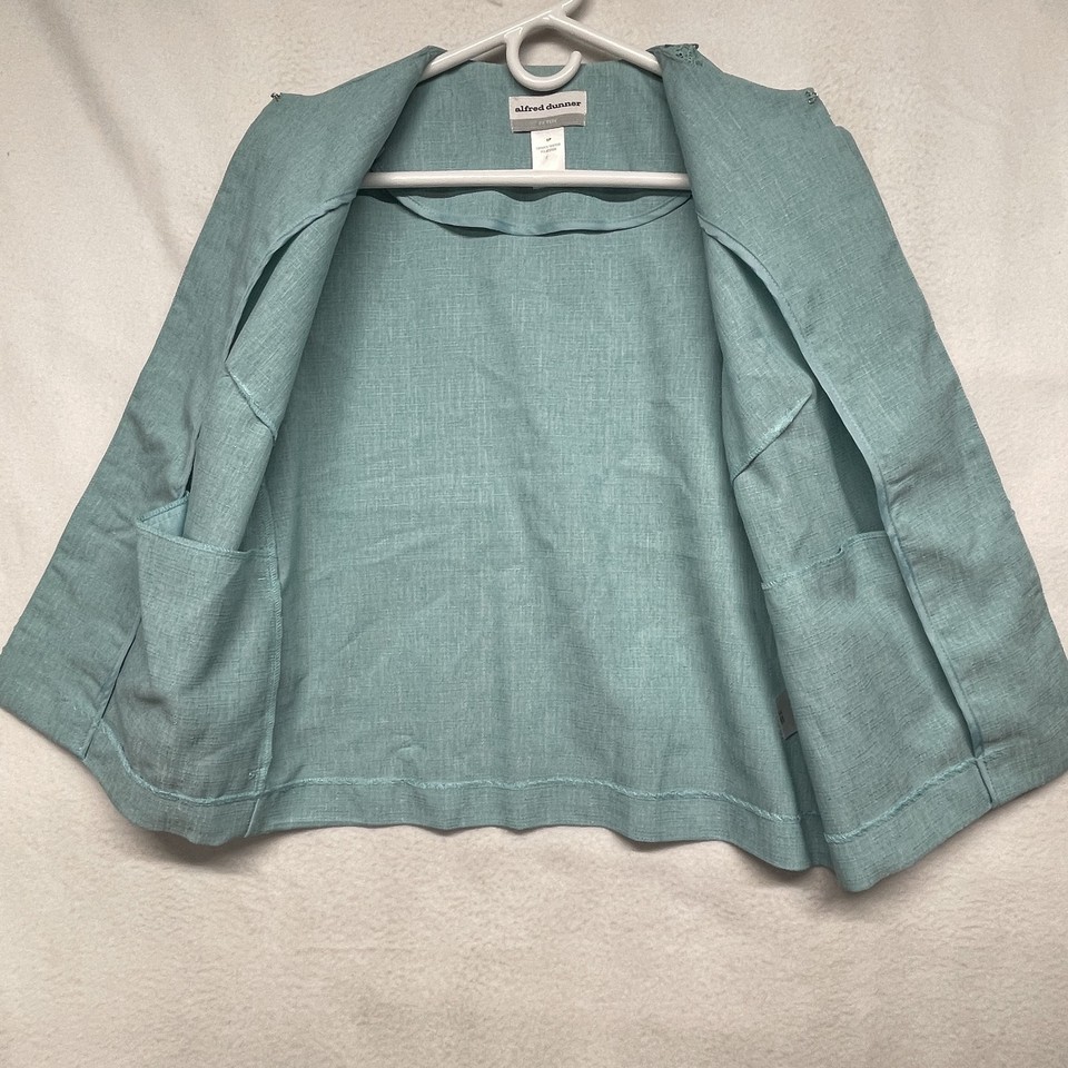 Alfred Dunner Pant Suit Womens 6 Petite Jacket Size 8 Pants Two Piece ...