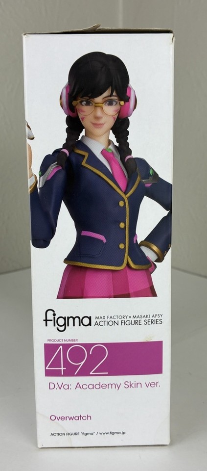 Figma Overwatch D.VA Academy Skin Ver. Figure Max Factory #492 | eBay