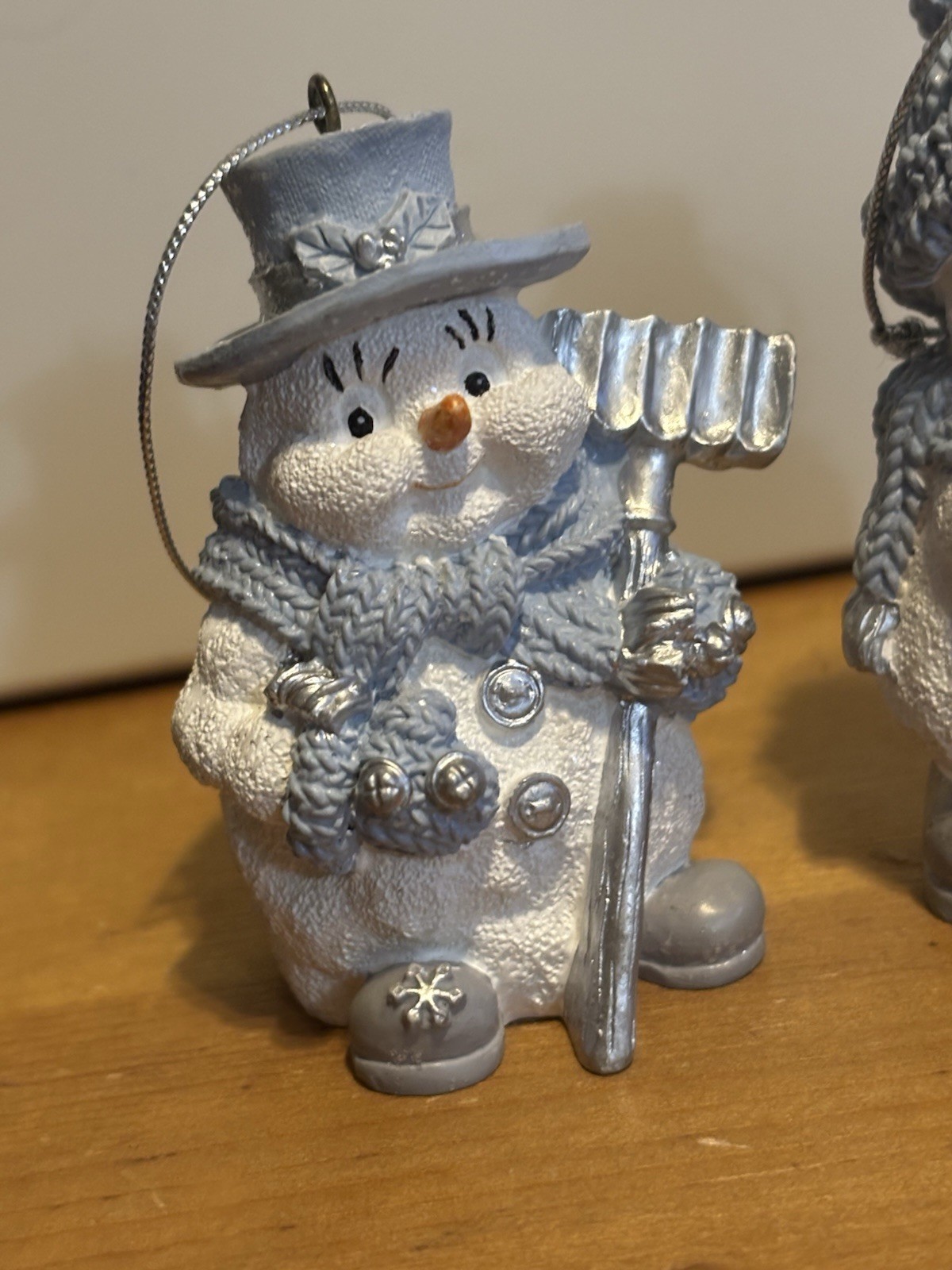 Set Of 3 Vintage Snow Buddies Snowman Ornaments | eBay