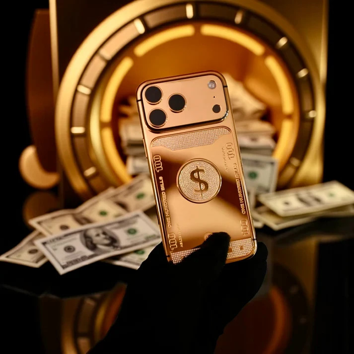 UNIQUE, CUSTOM, 24K GOLD, APPLE iPHONE RANGE, ALL 17 PRO MAX, 5G x 1TB ...