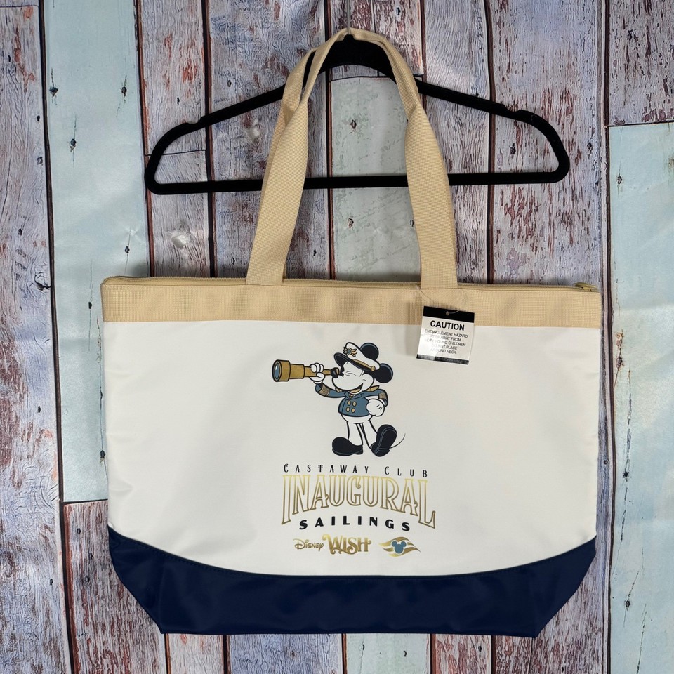 NEW DISNEY WISH INAUGRUAL SAILINGS CASTAWAY CLUB TOTE LAUNDRY BAG ...