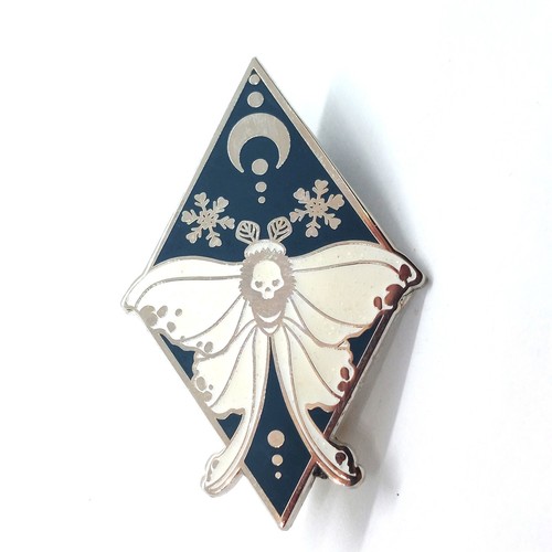Owlcrate #57 Enchanted Forest Lunar Moth Pin Moon Phase Gothic ...