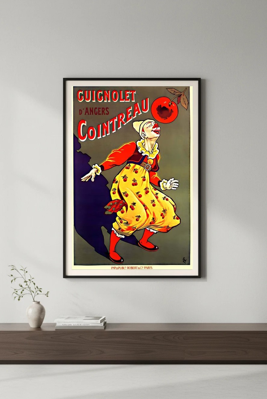 Vintage 🎨 Guignolet Cointreau Poster (1920s) - 24x36” - Hi-Res💎 Print ...