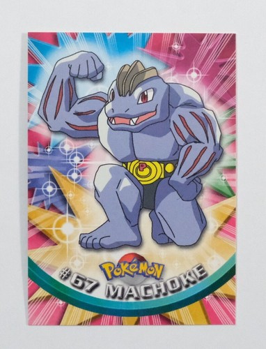 Topps Pokemon TV Animation Edition Blue Logo Machoke #67 | eBay