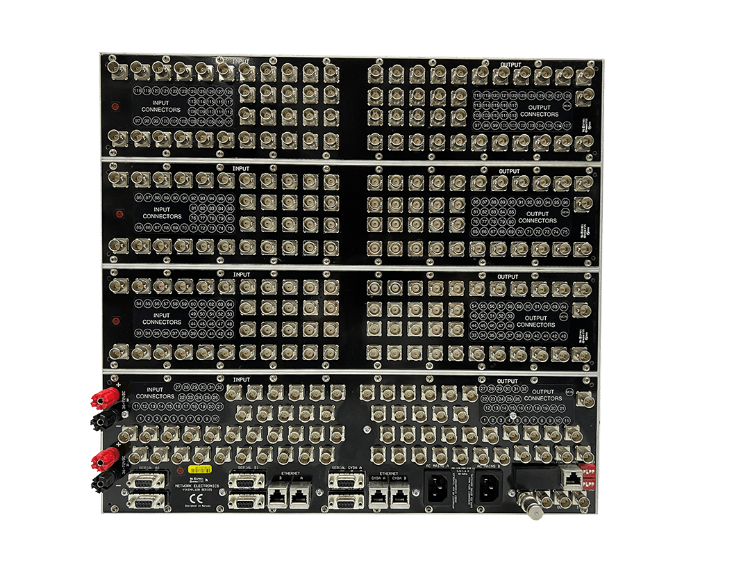 Nevion VikinX 9696M 96x96 SDI video router 9RU Includes single Power ...