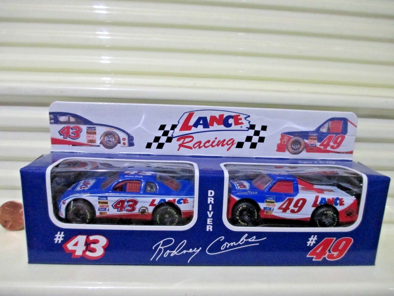 Matchbox 1996 RODNEY COMBS LANCE RACING #43 Monte Carlo + #49 Super ...
