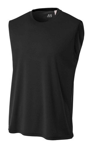 5 PACK OF A4 4oz. Micro Poly Interlock Cooling Performance Muscle Tee ...
