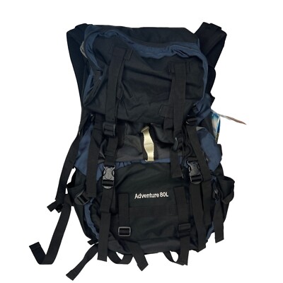 Eye Mountaineer Adventure 80L Hiking Backpack Rucksack Blue Black ...