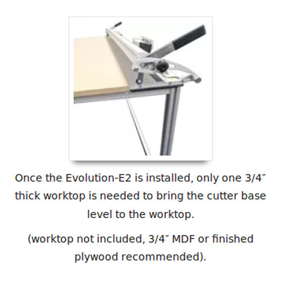 124" Foster Keencut Evolution 2 Work Bench Fits Evolution-E2 Cutters | eBay